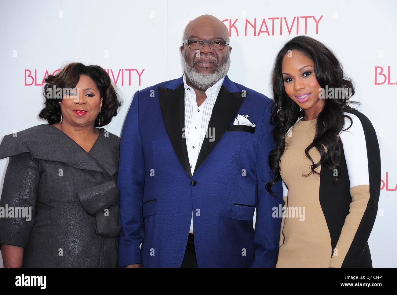 New York, NY, USA. 18th Nov, 2013. T D Jakes, Family at arrivals for ...