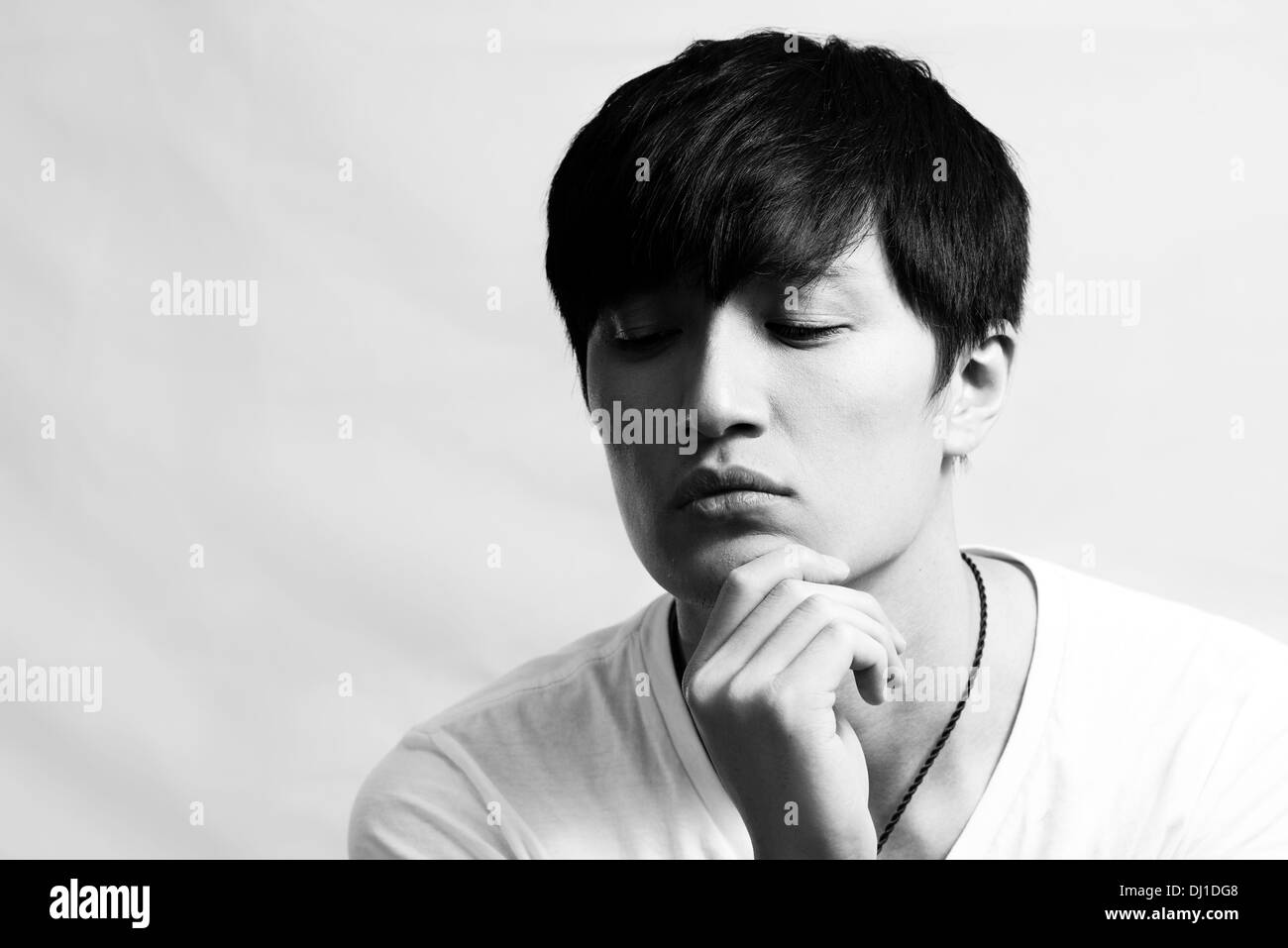 Handsome intellectual Black and White Stock Photos & Images - Alamy