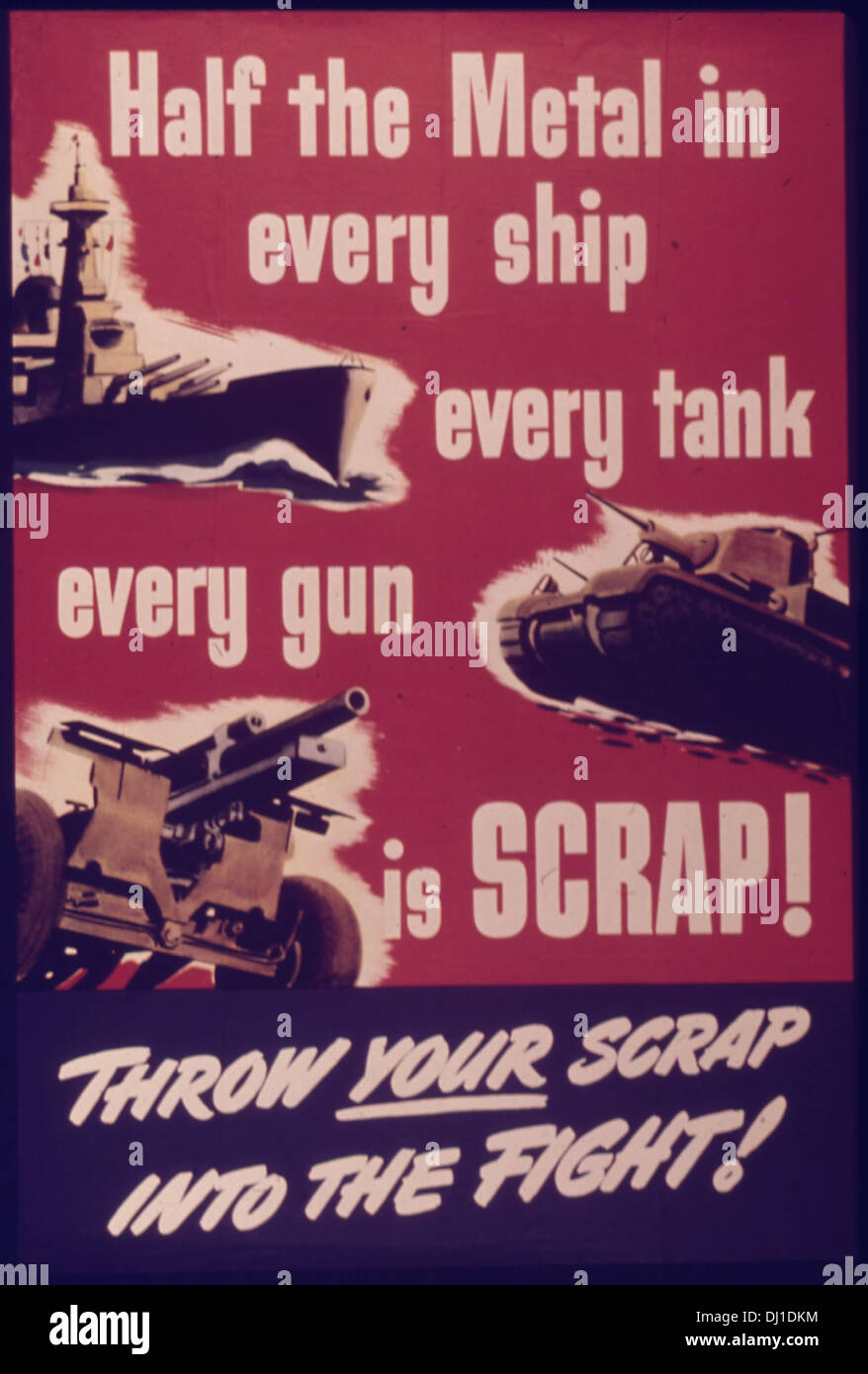 This World War II propaganda poster emphasizes the importance of ...