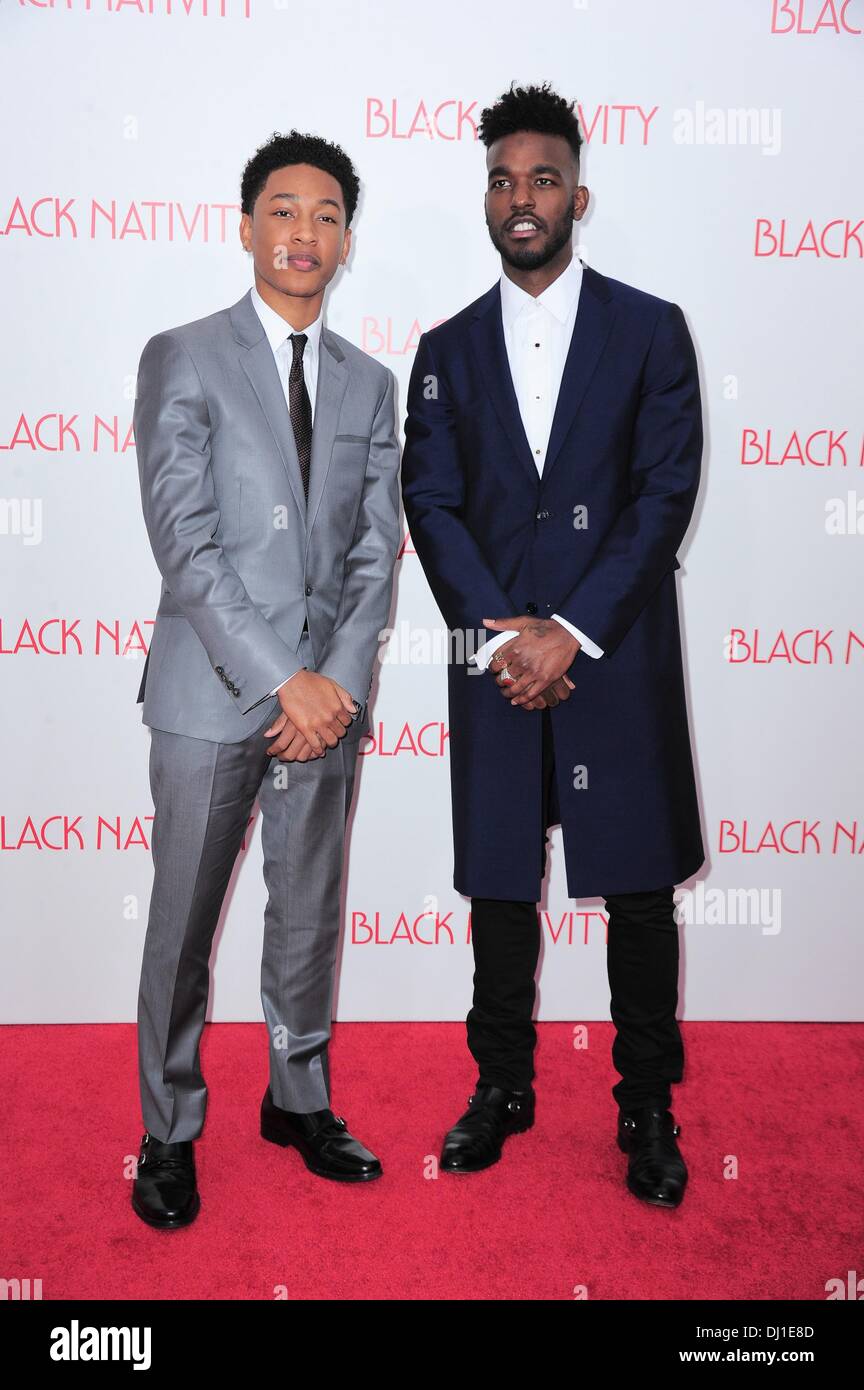 New York, NY, USA. 18th Nov, 2013. Jacob Latimore, Luke James at ...