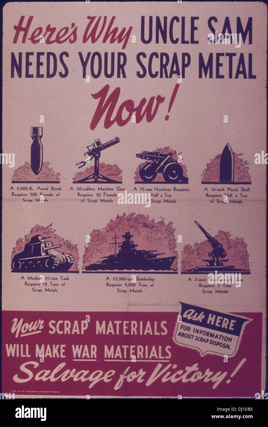 Scrap Metal World War Ii High Resolution Stock Photography and Images ...