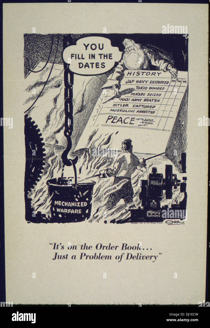 World war information book front hi-res stock photography and images ...