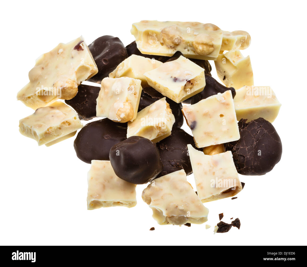 White chocolate bars in pile hi-res stock photography and images - Alamy