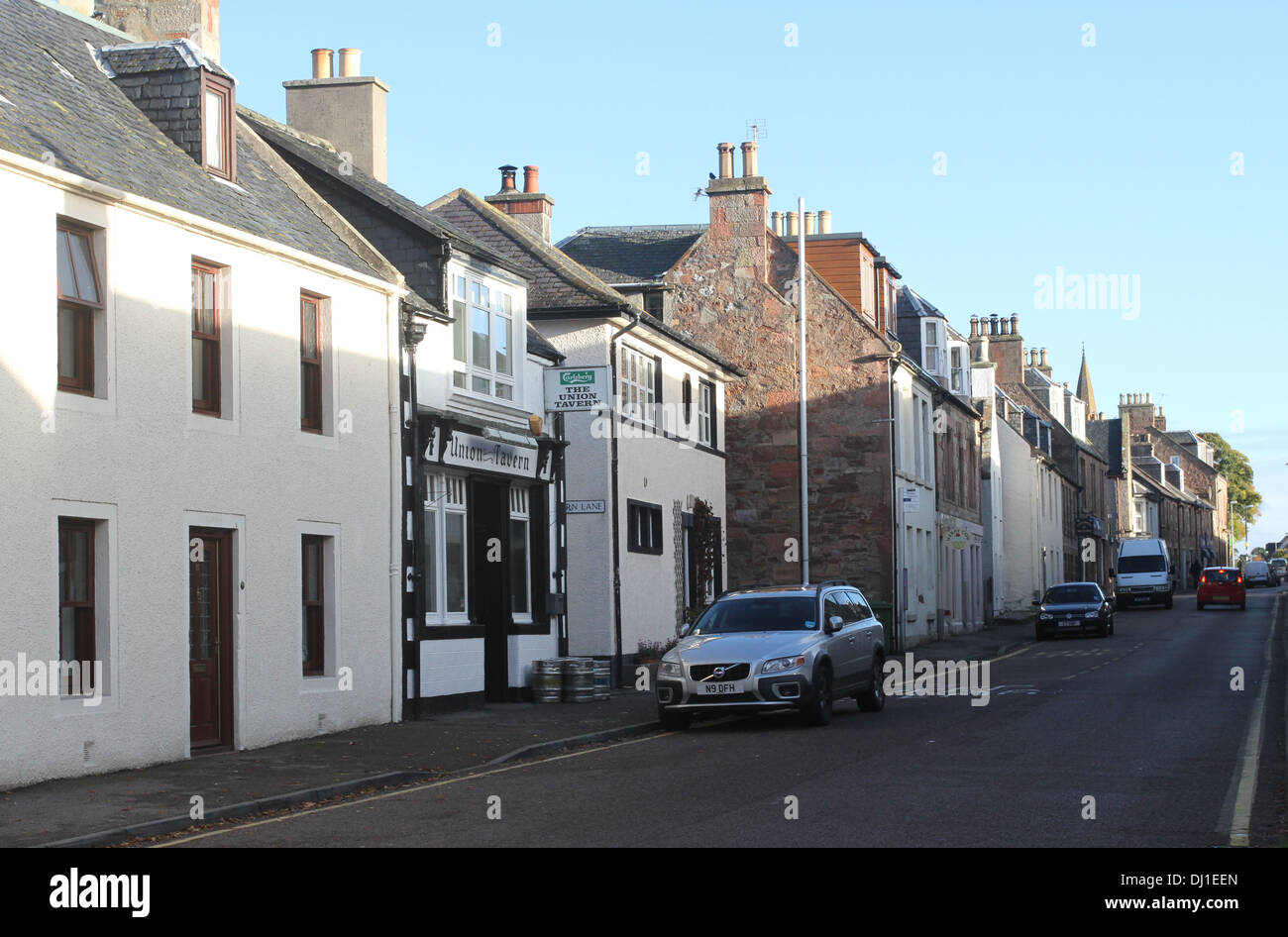 Fortrose street scene Scotland November 2013 Stock Photo - Alamy