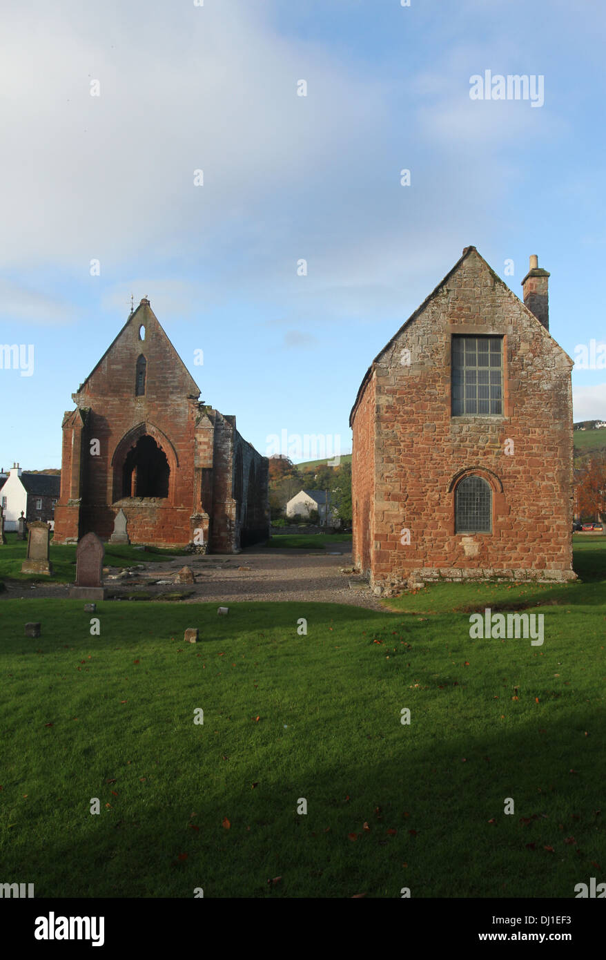 Ruin of Fortrose cathedral Scotland November 2013 Stock Photo - Alamy