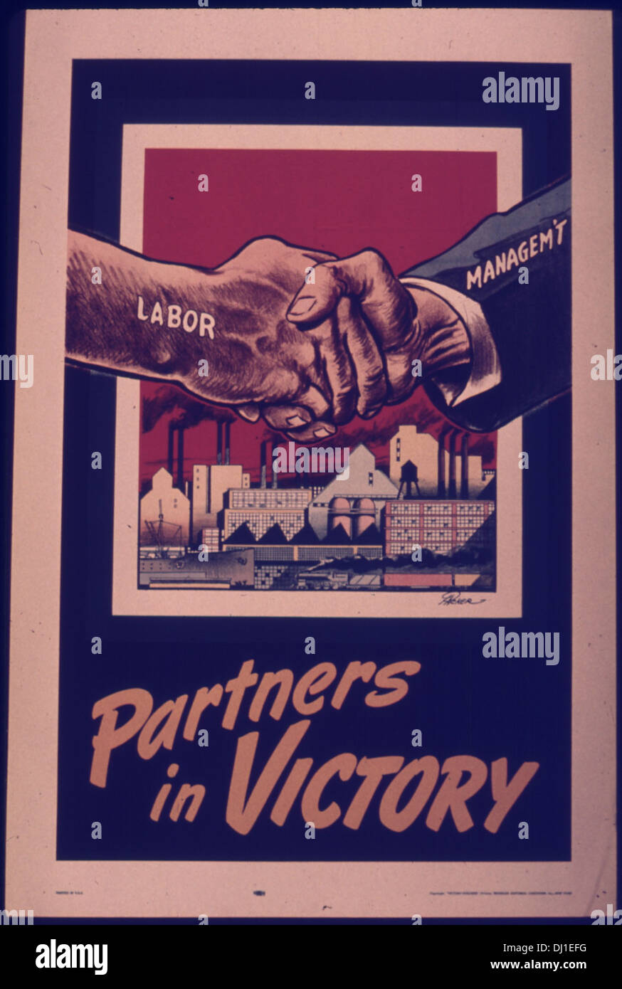 This American World War II propaganda poster emphasizes the ...
