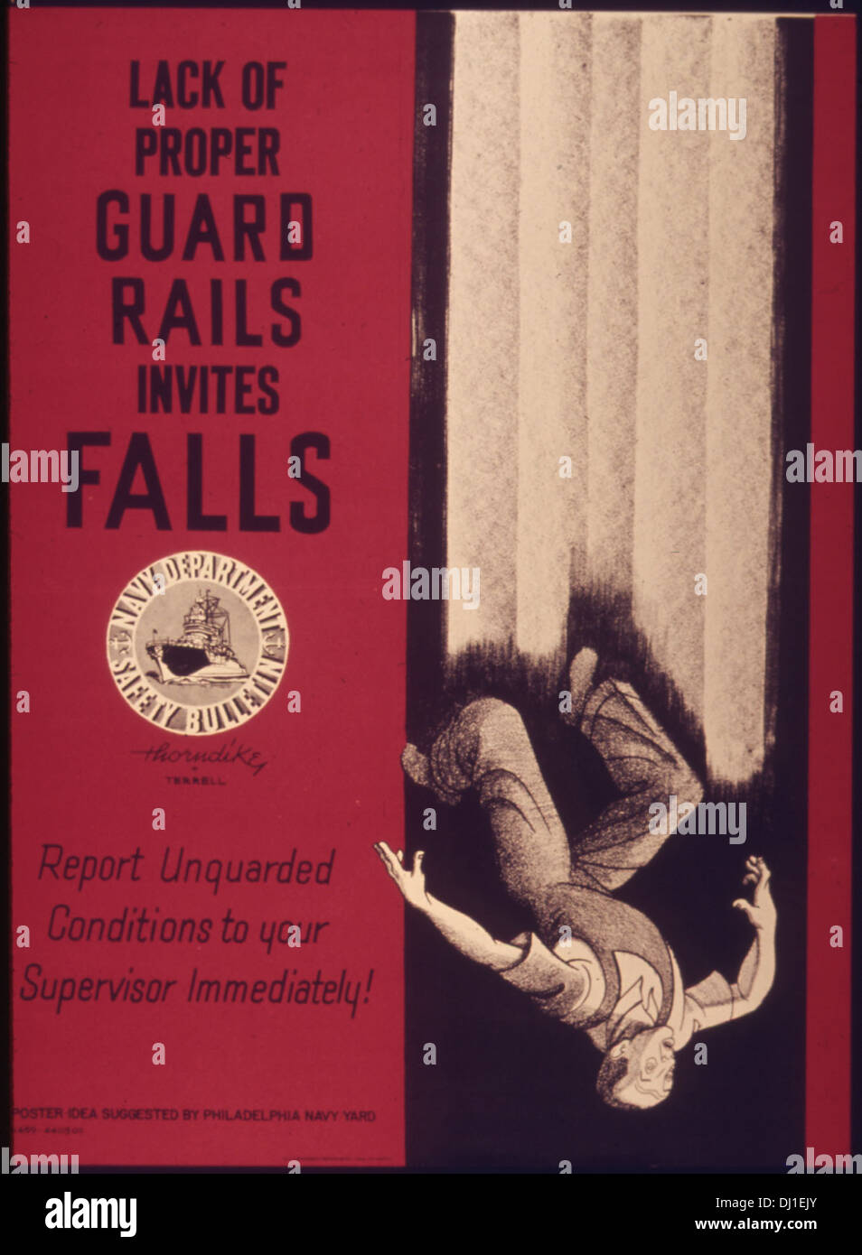 This World War II-era propaganda poster warns about the risks of ...