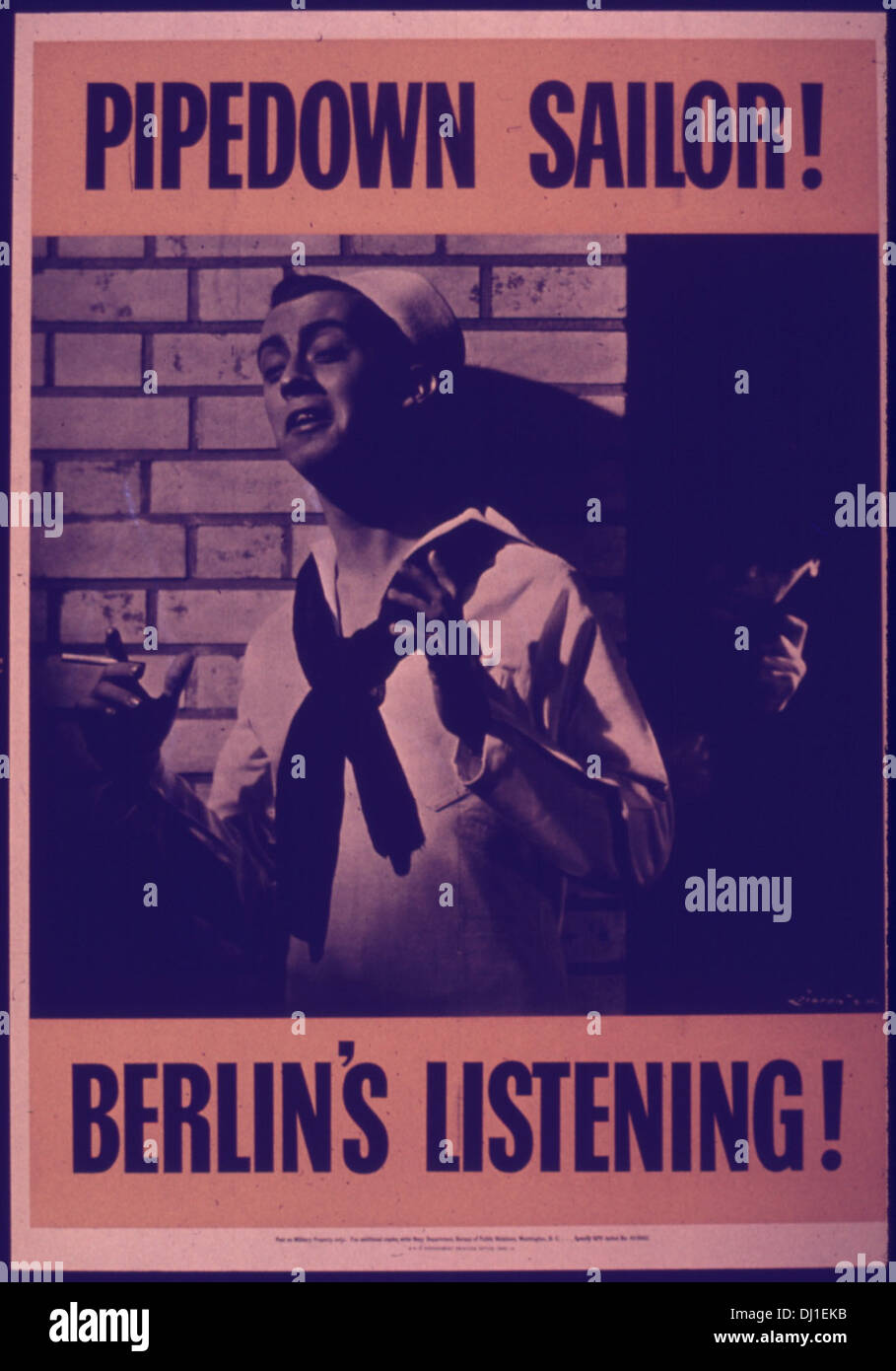 World war ii information propaganda posters hi-res stock photography ...