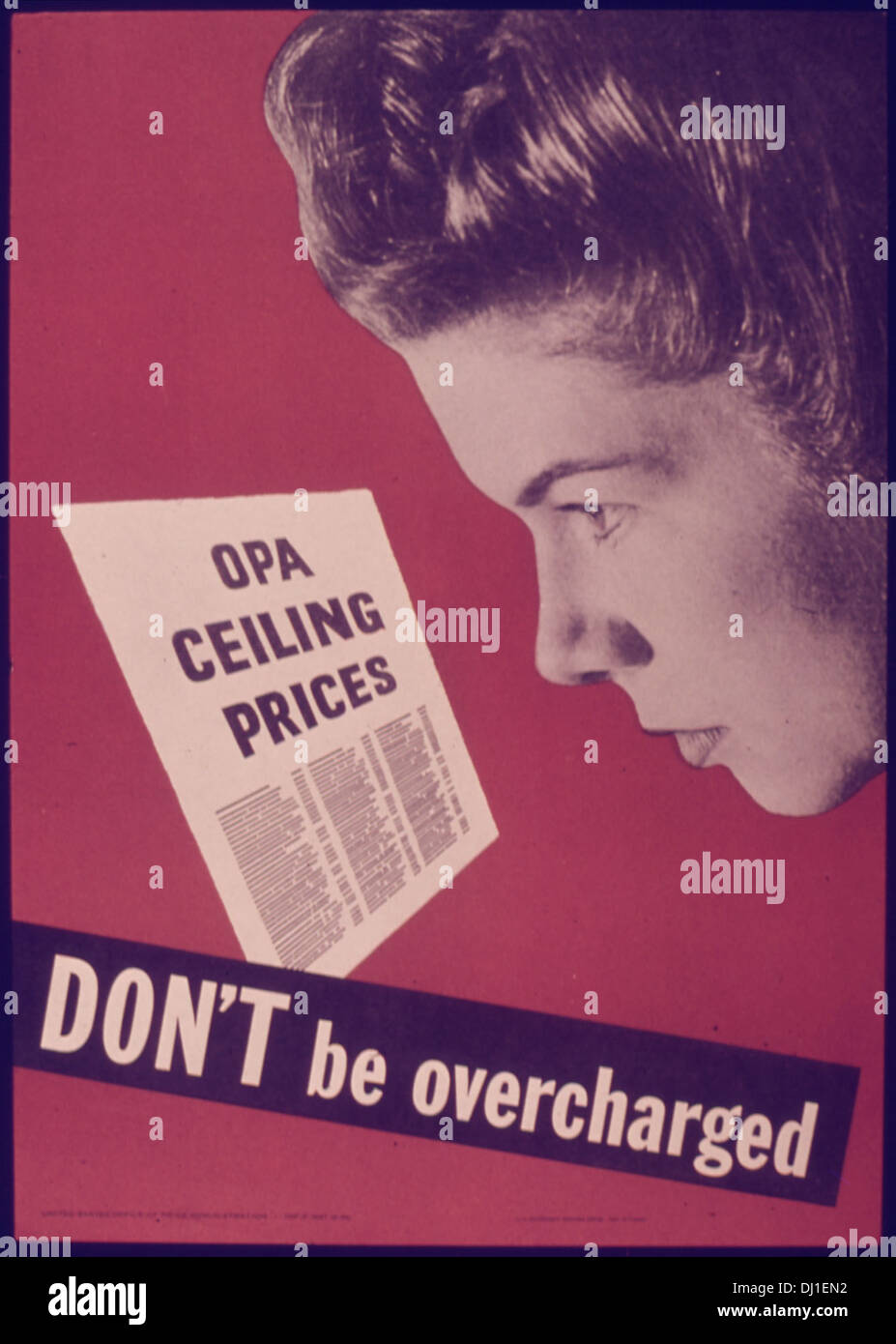 This World War II propaganda poster encourages consumers to follow ...