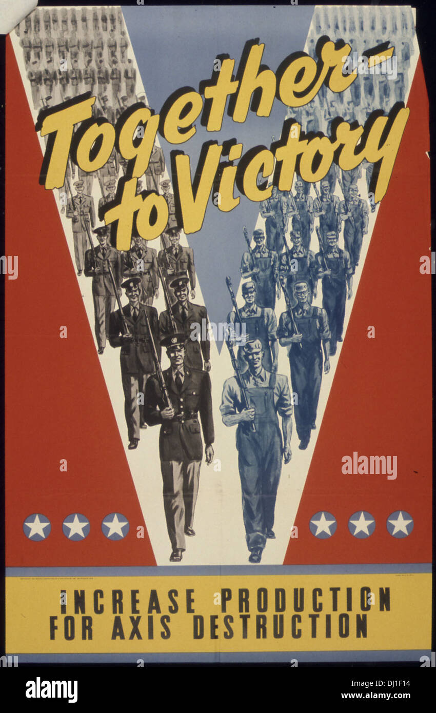 Propaganda posters together hi-res stock photography and images - Alamy