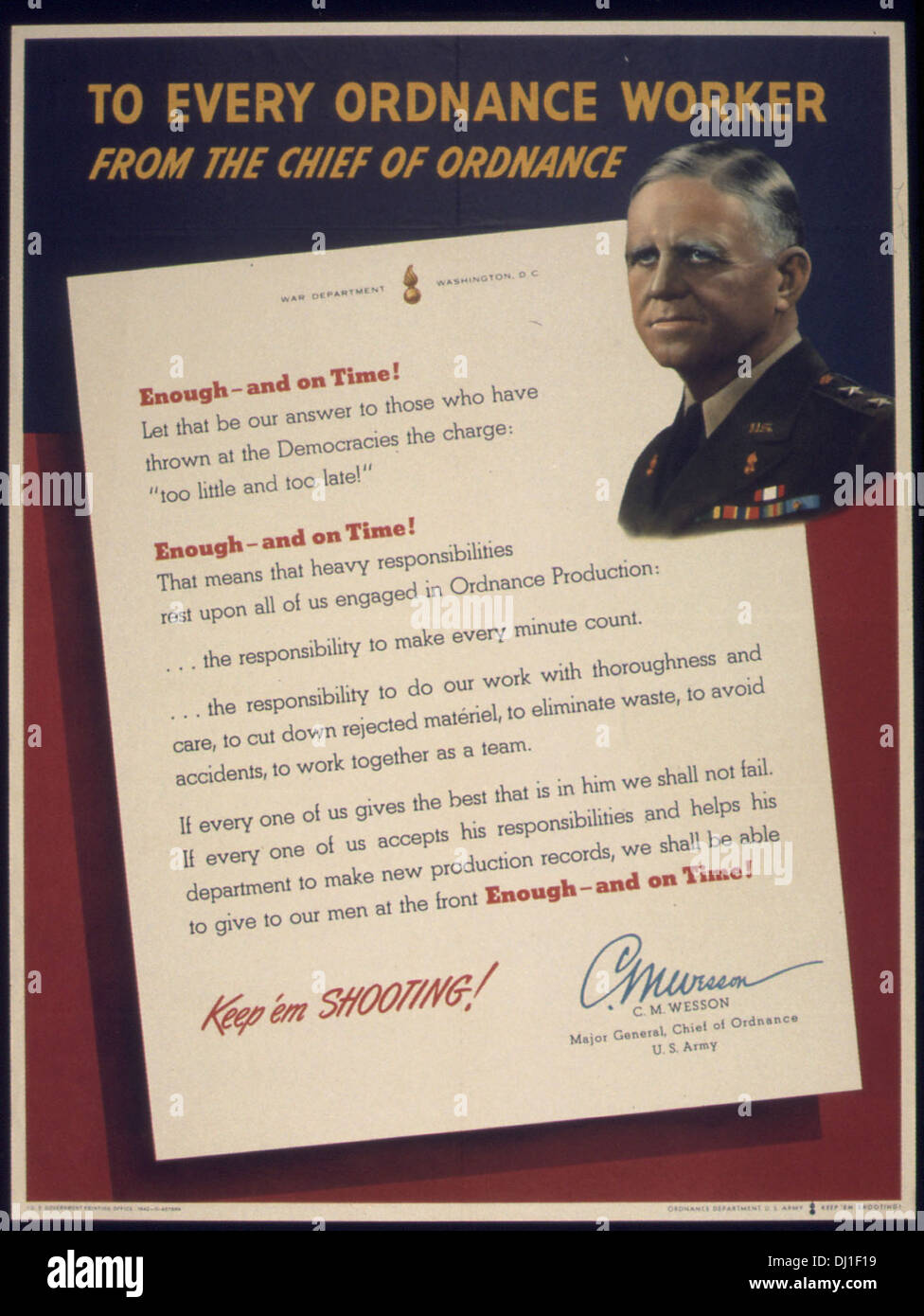 American ordnance production hi-res stock photography and images - Alamy