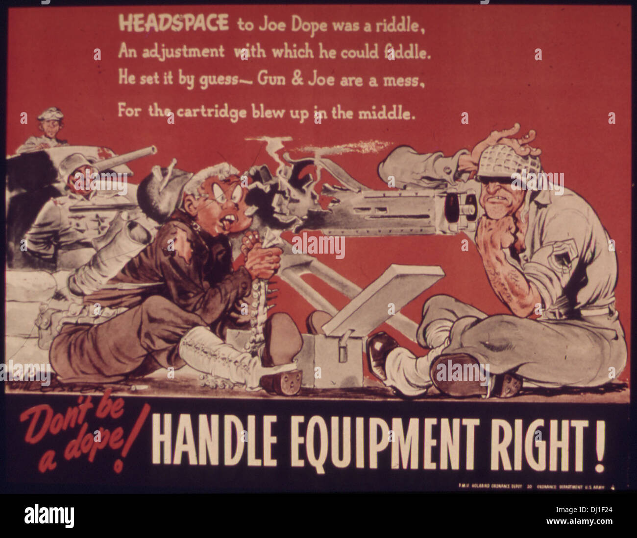 This World War II propaganda poster cautions against careless handling ...