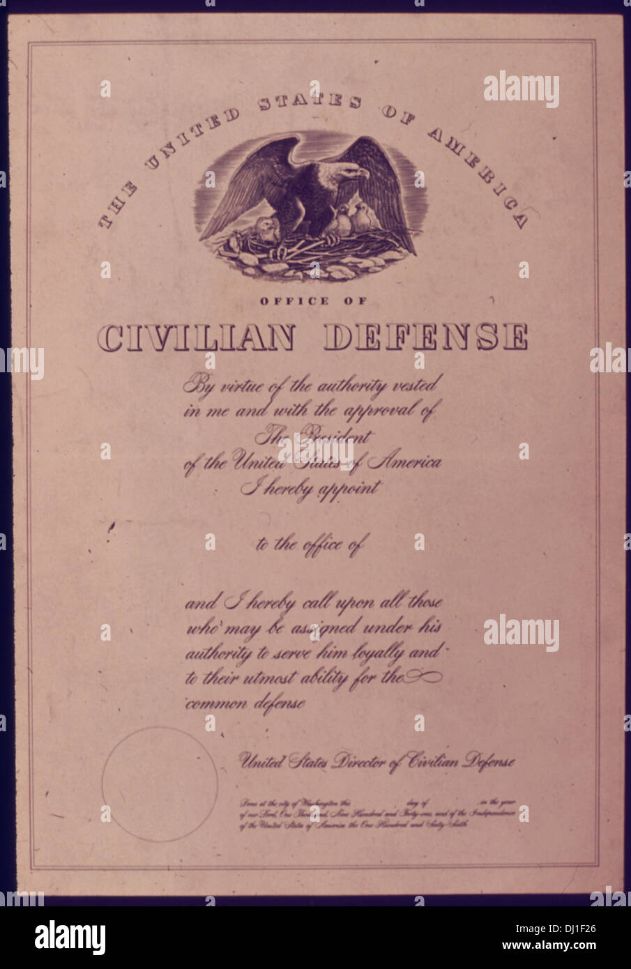 This poster proclaims the power and unity of the United States during ...