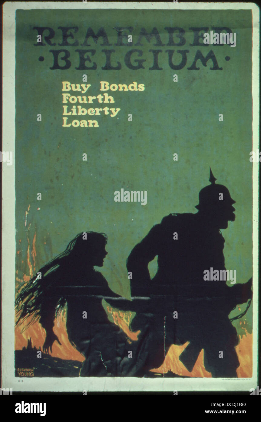 World war i poster, belgium hi-res stock photography and images - Alamy