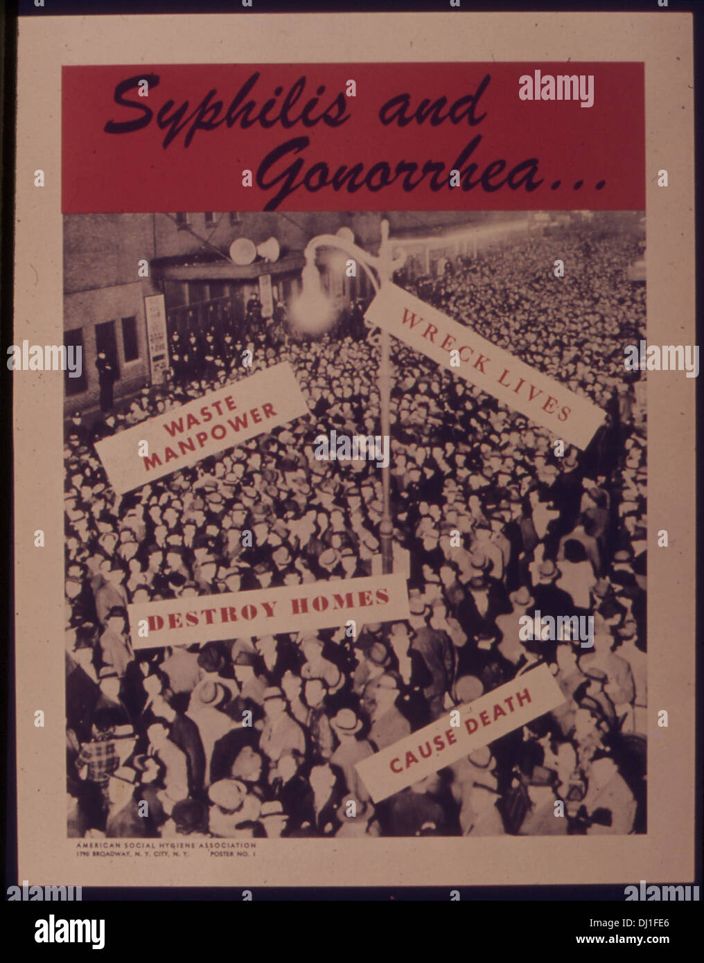 This World War II propaganda poster addresses the public health risks ...