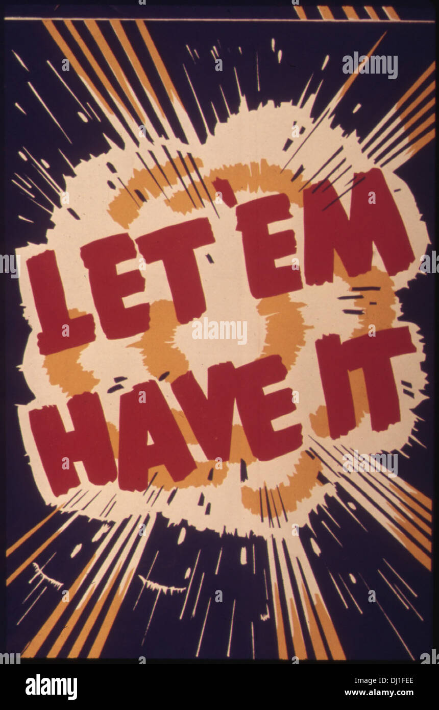 This World War II propaganda poster encourages military and civilian ...