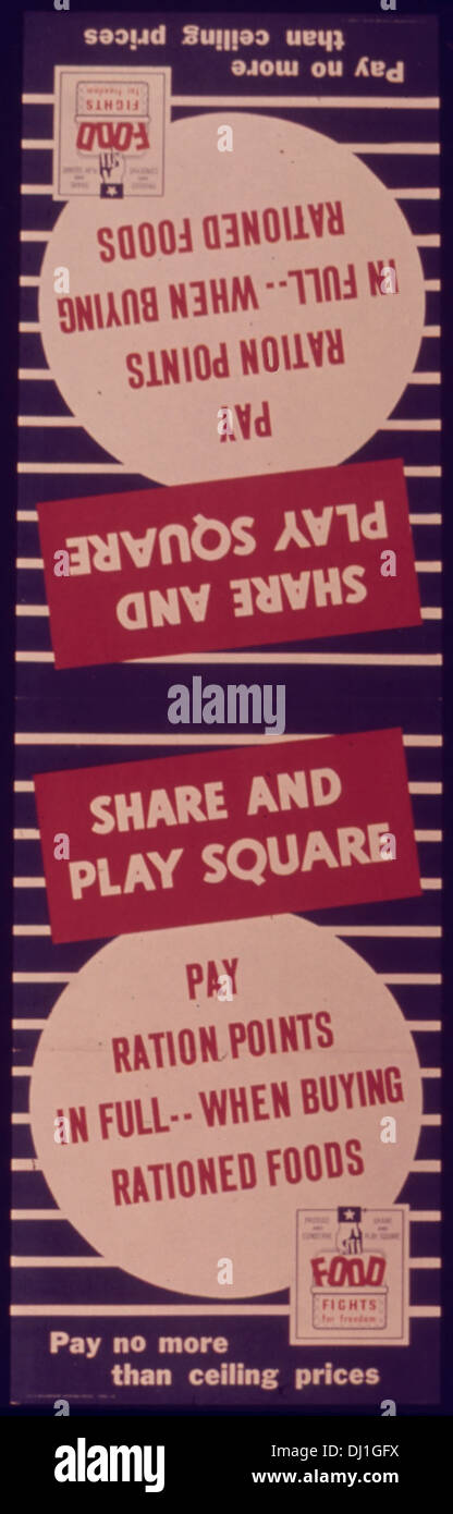 Ration points hi-res stock photography and images - Alamy