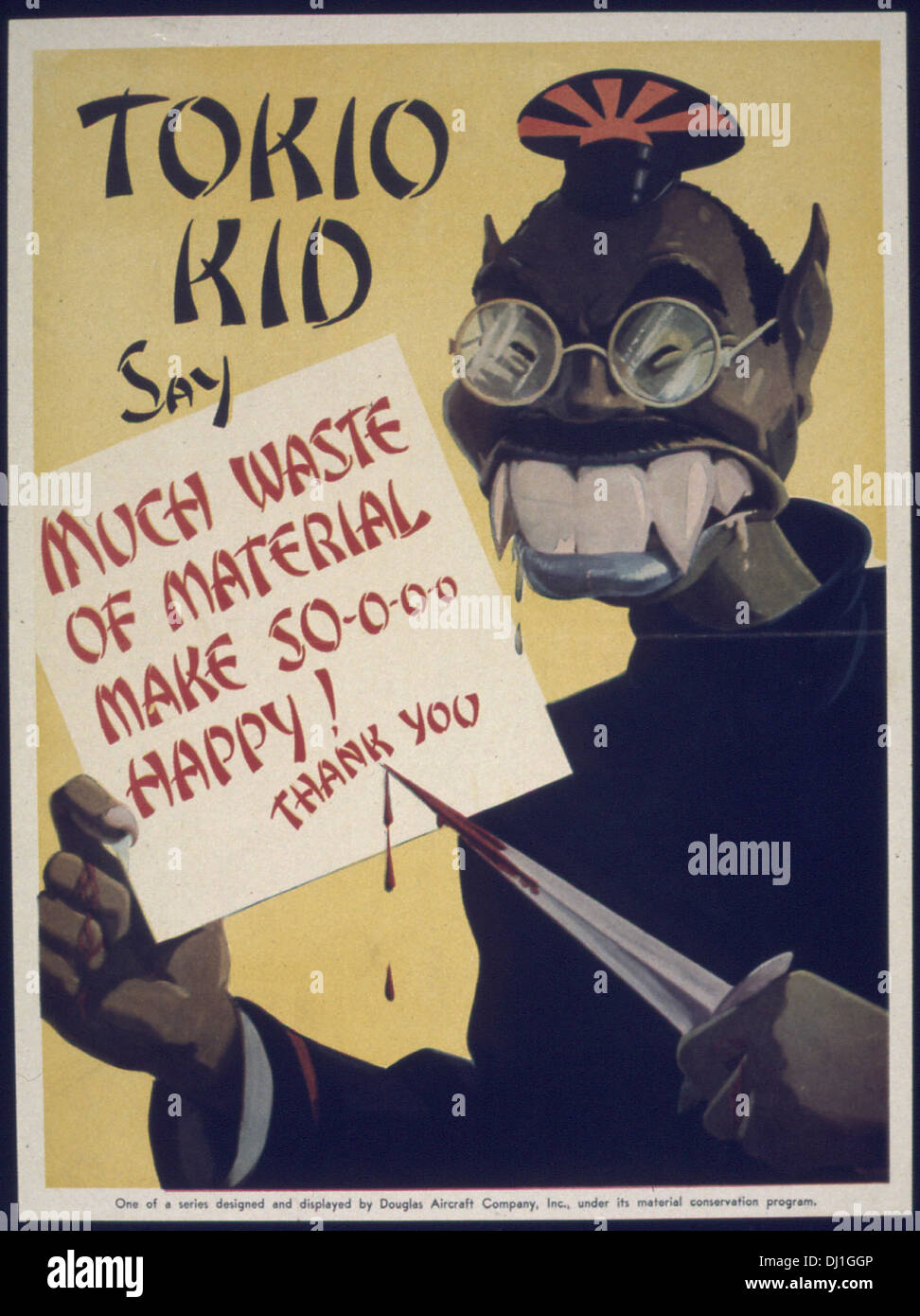 A World War II American propaganda poster featuring a catchy slogan ...