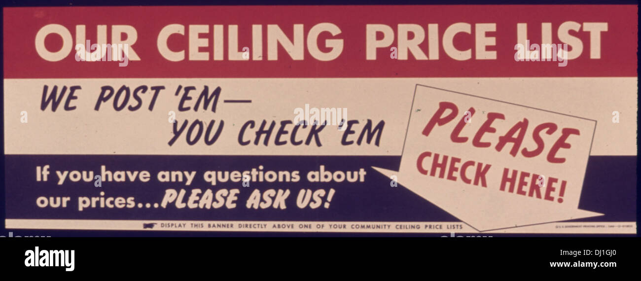 Wartime price control hi-res stock photography and images - Alamy