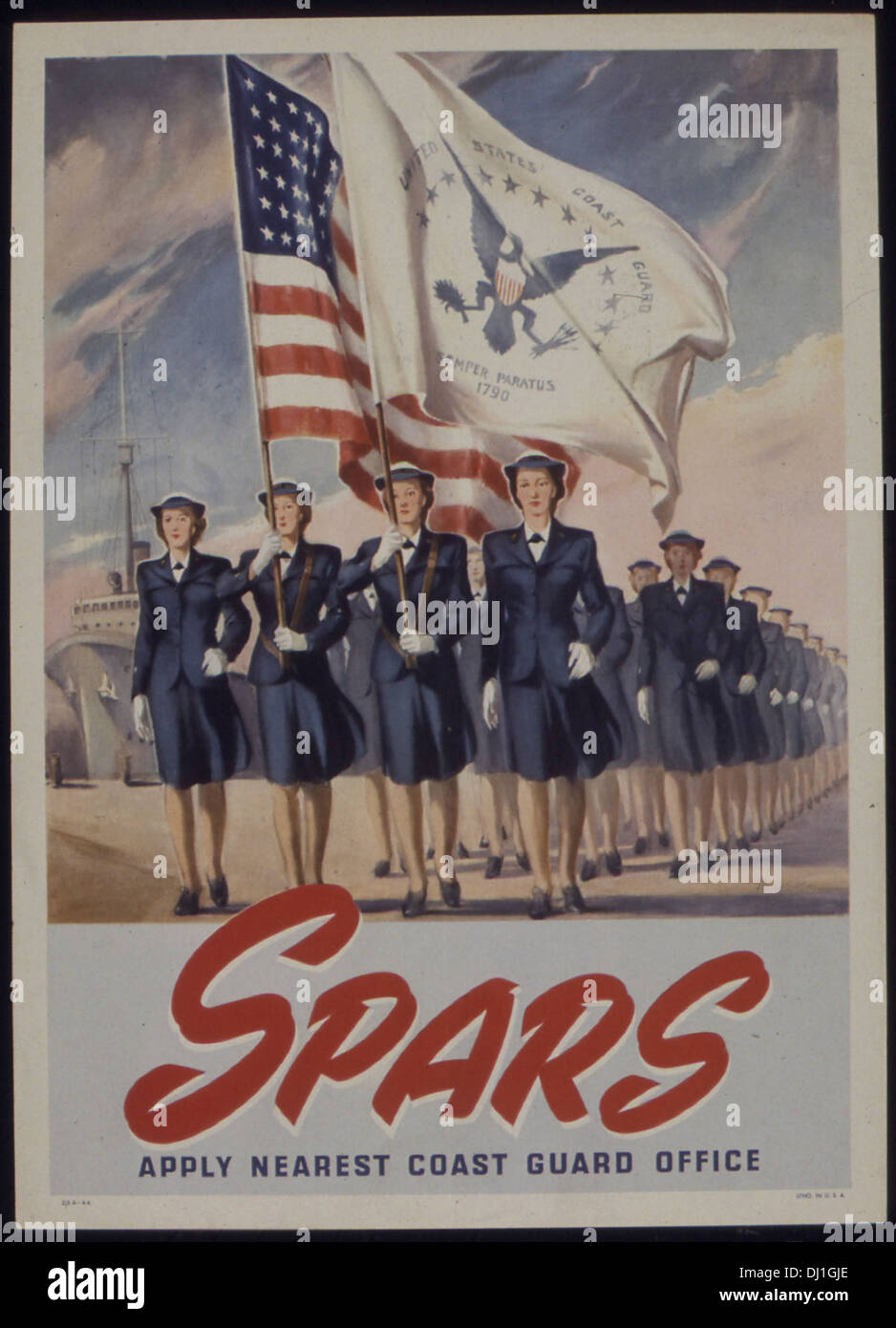 Spars women coast guard hi-res stock photography and images - Alamy