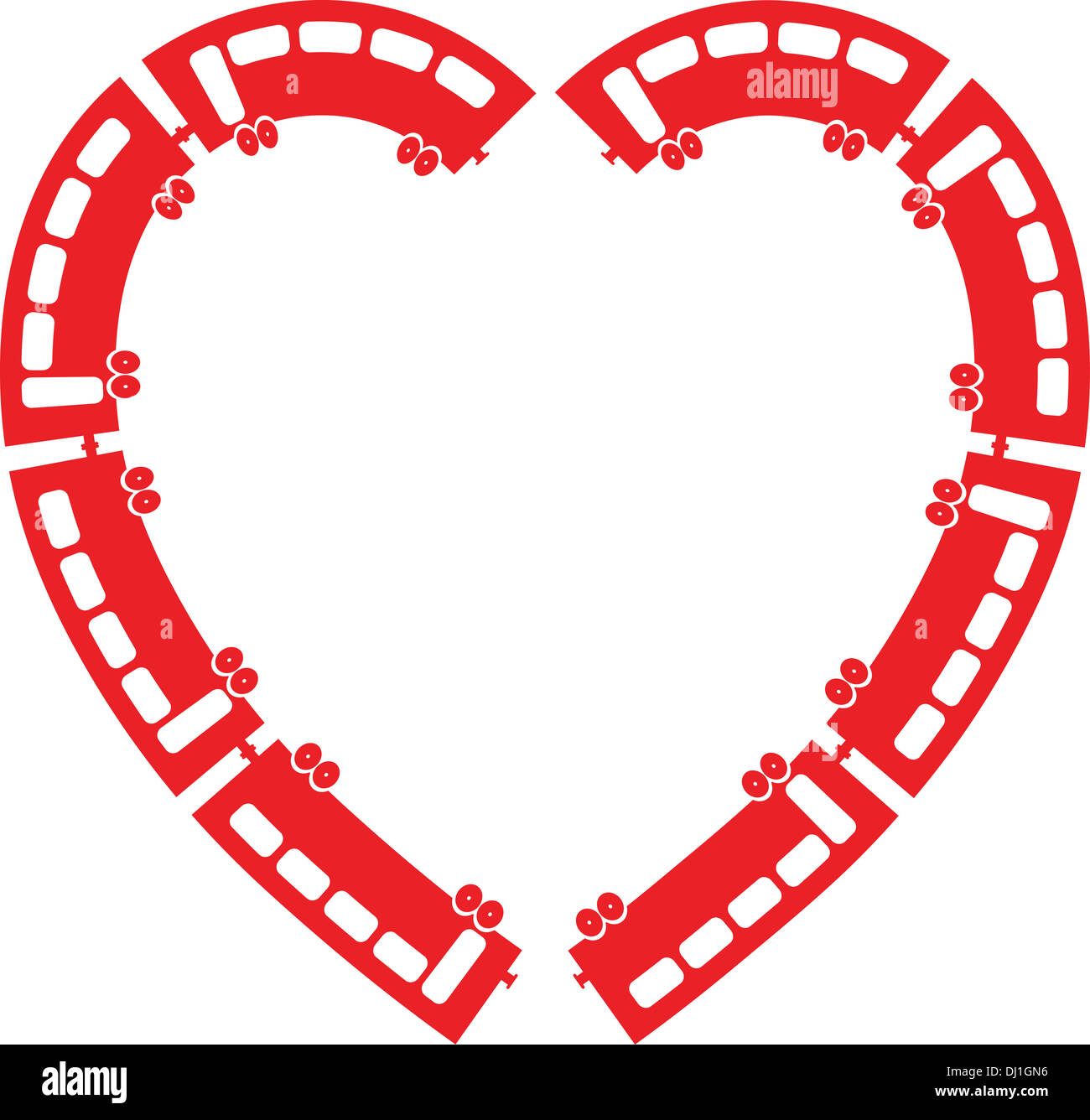 Car heart illustration hi-res stock photography and images - Alamy