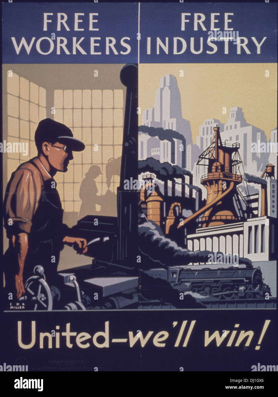 German propaganda poster workers hi-res stock photography and images ...