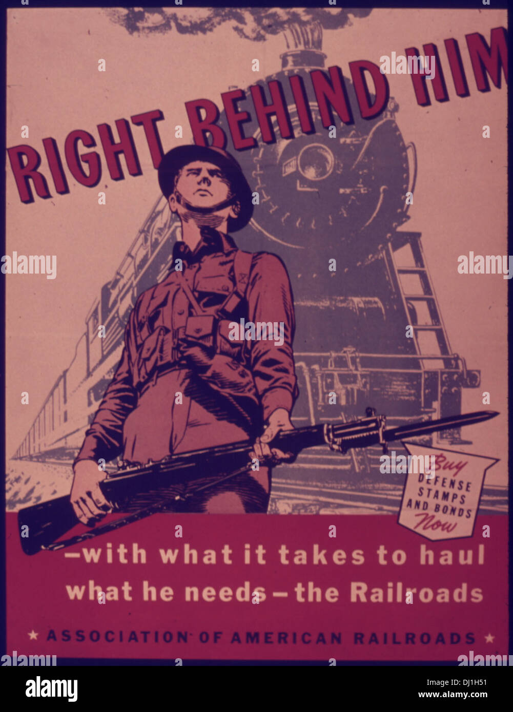 This World War II propaganda poster encourages civilians to support ...