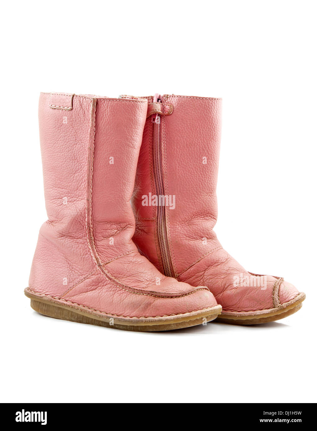 Pair pink white leather Cut Out Stock Images & Pictures - Alamy