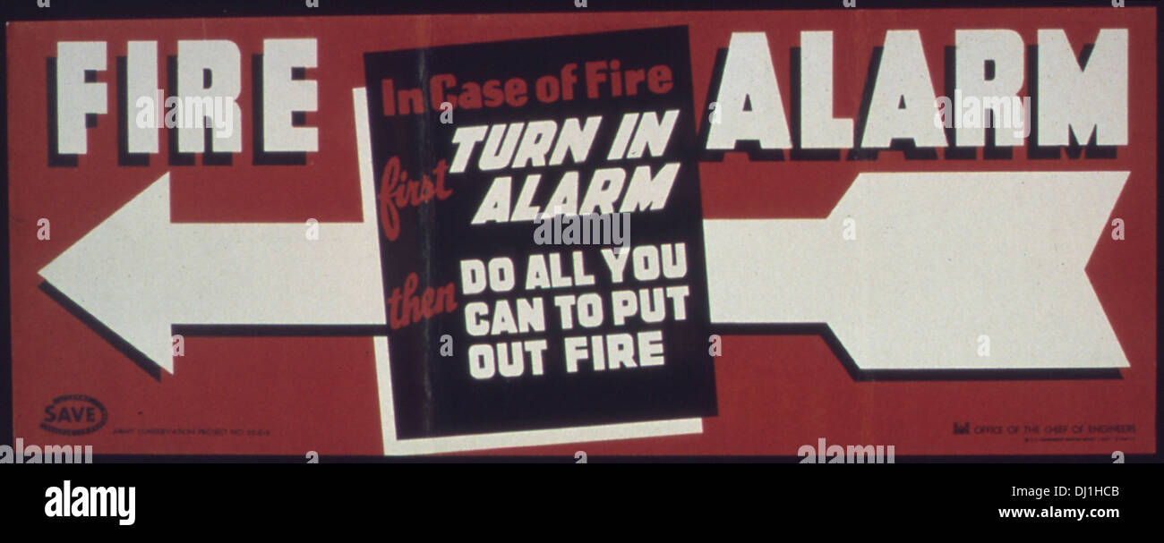 Alarm poster hi-res stock photography and images - Alamy