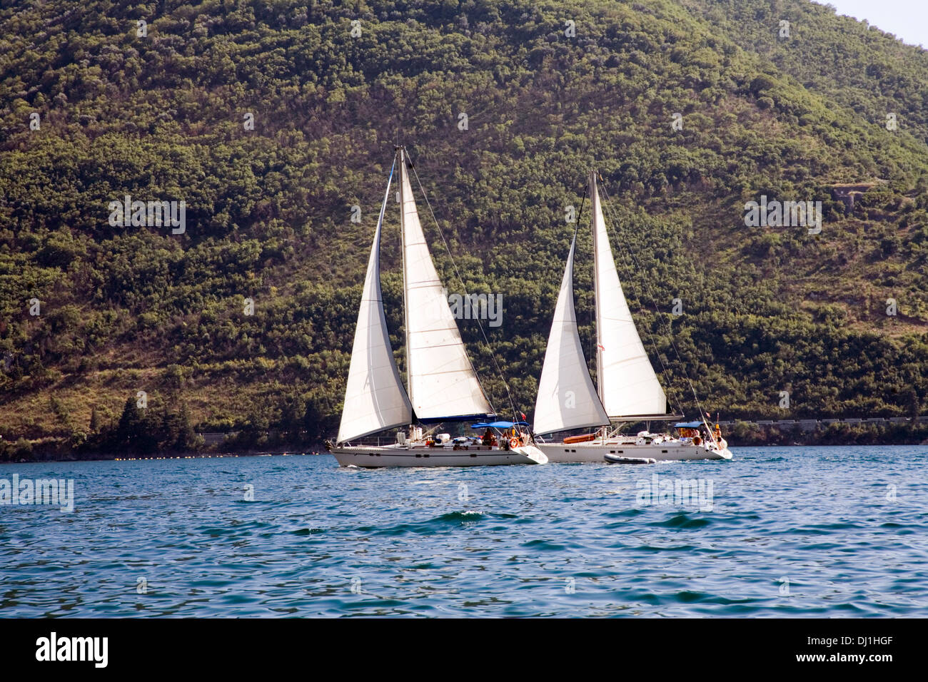 Two yachts hi-res stock photography and images - Alamy