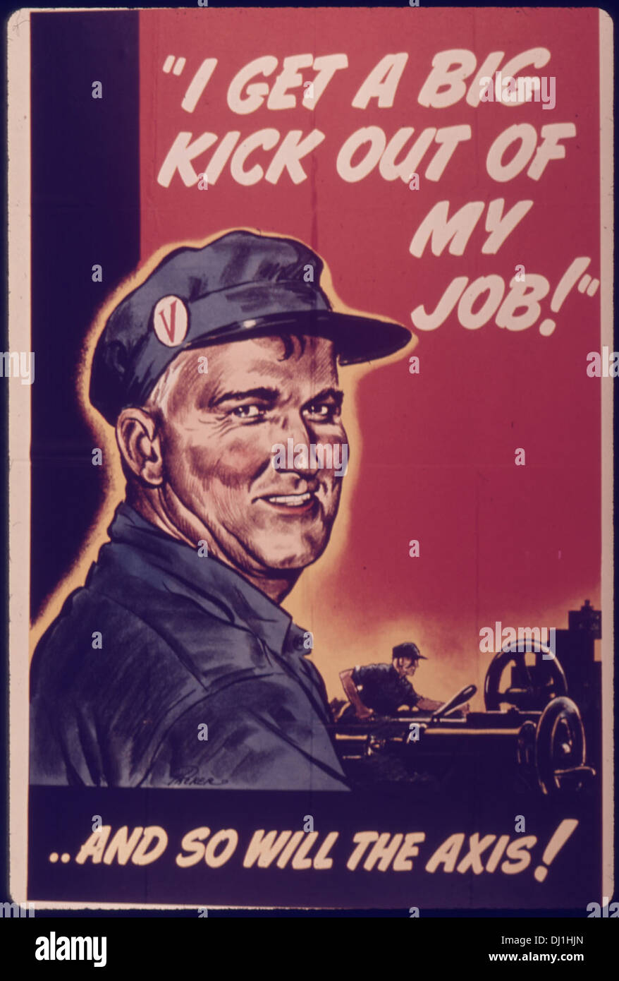 1940s office worker hi-res stock photography and images - Alamy