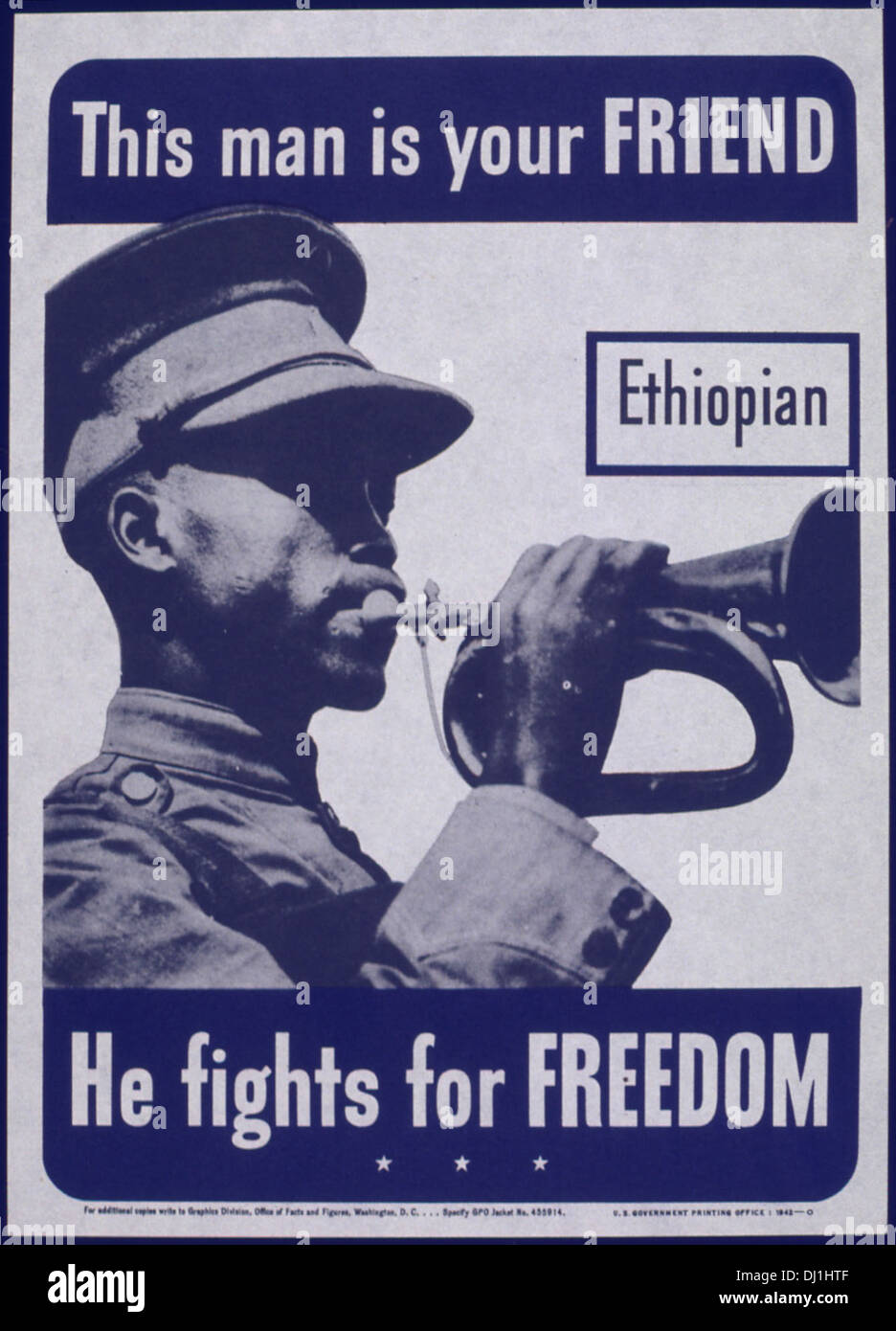 This World War II propaganda poster promotes unity and friendship with ...