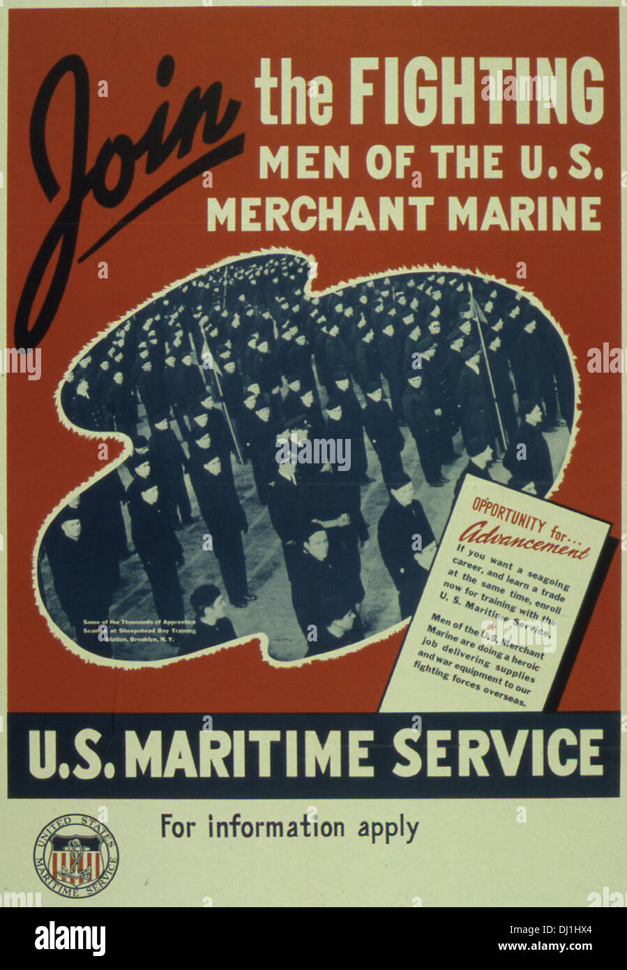 This World War II propaganda poster calls for enlistment in the U.S ...