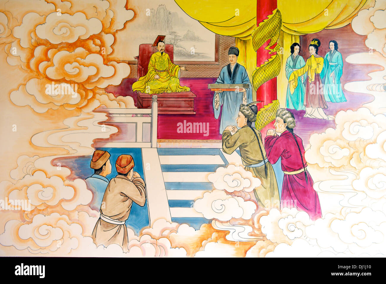 An ancient fairy painting Stock Photo - Alamy