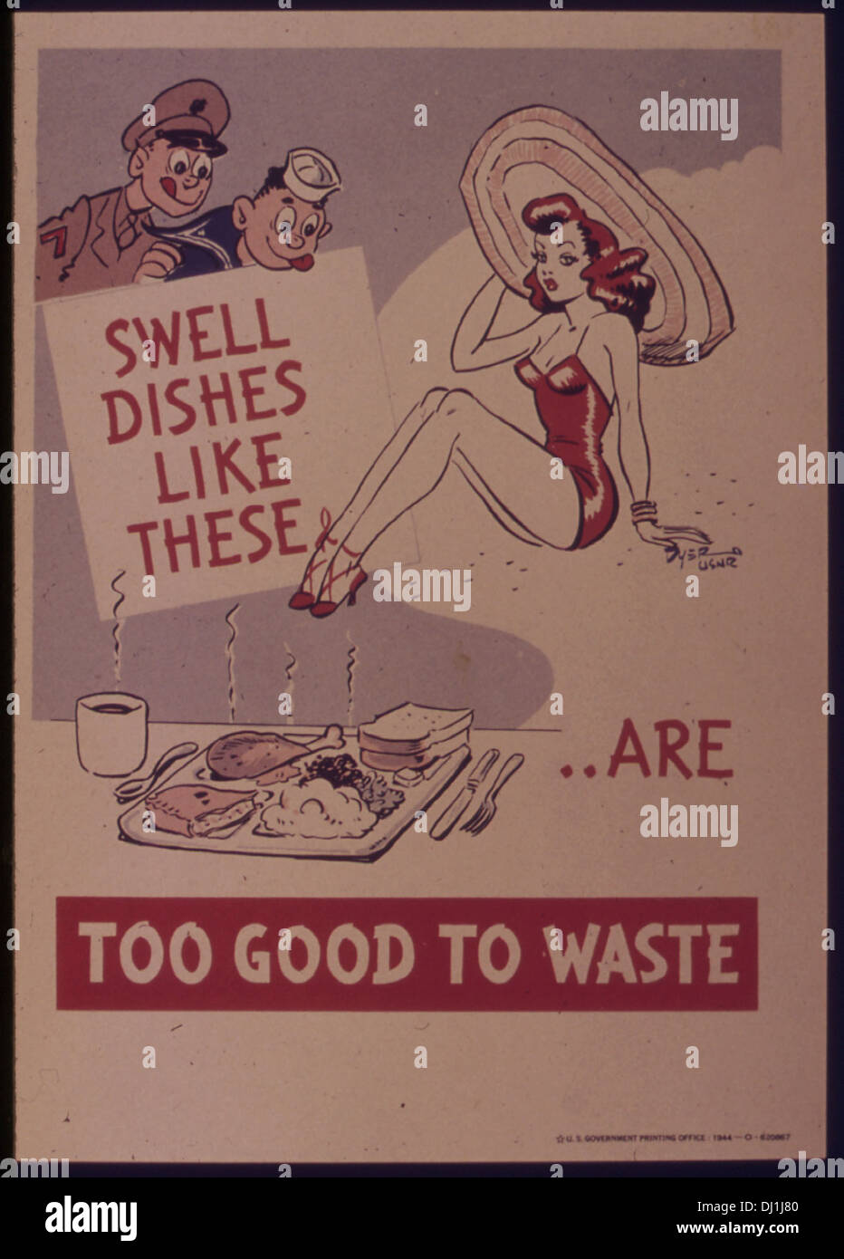This World War II propaganda poster promotes food conservation ...