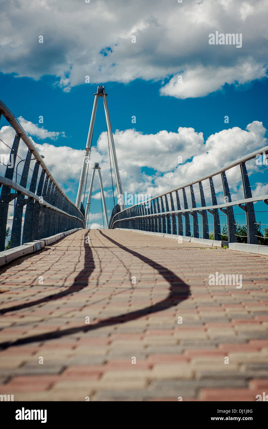 Overpass pedestrian bridge footbridge hi-res stock photography and ...