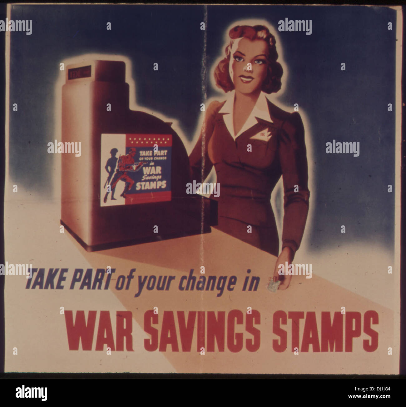 This World War II propaganda poster encourages Americans to invest in ...