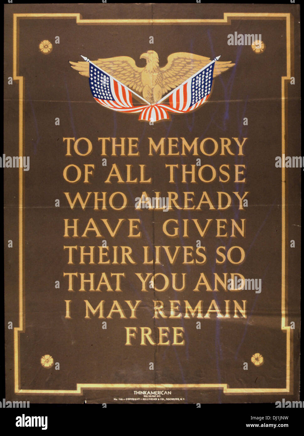 This World War II-era propaganda poster honors those who sacrificed ...
