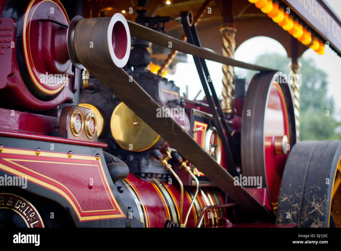 A classic car at a classic car show in the Midlands Stock Photo - Alamy