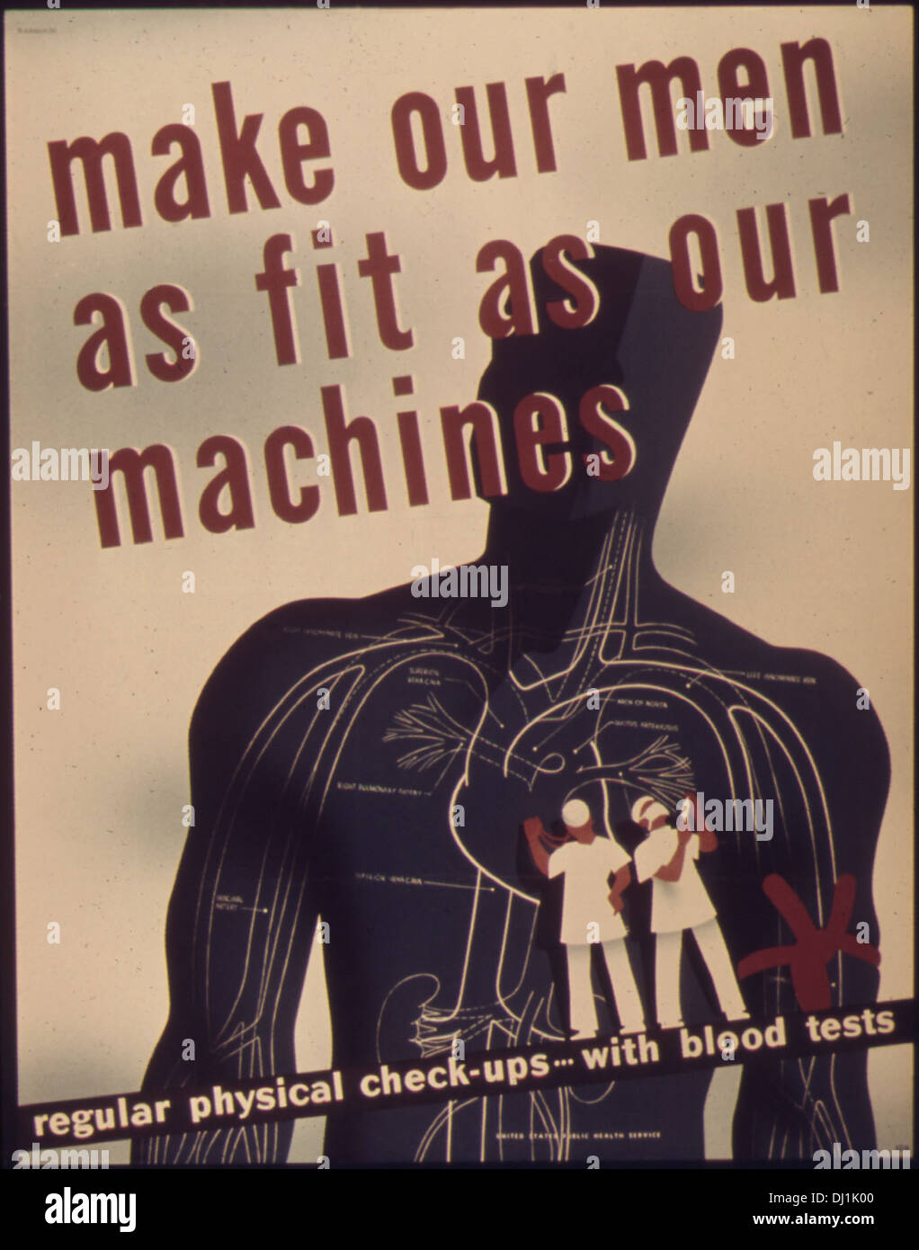 This World War II propaganda poster encourages regular physical check ...