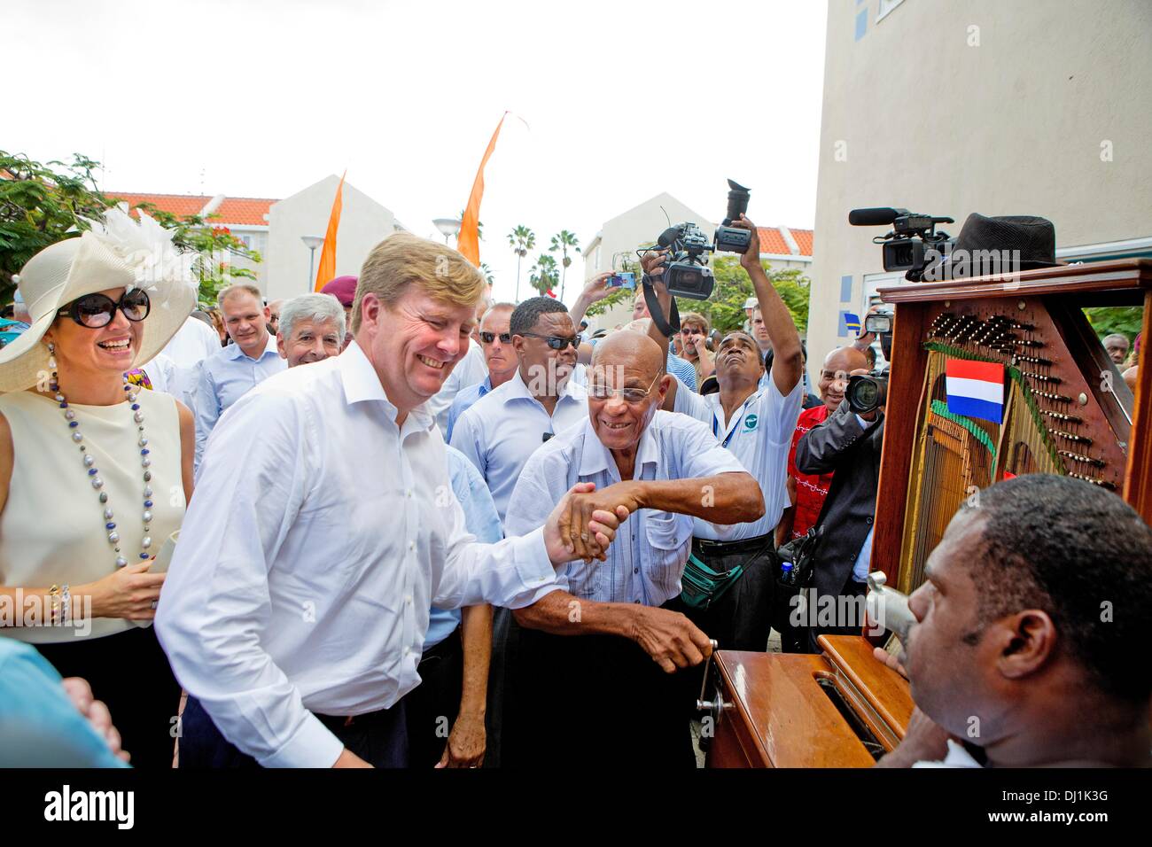 Willemstad, Curacao. 18th Nov, 2013. King Willem-Alexander and Queen ...