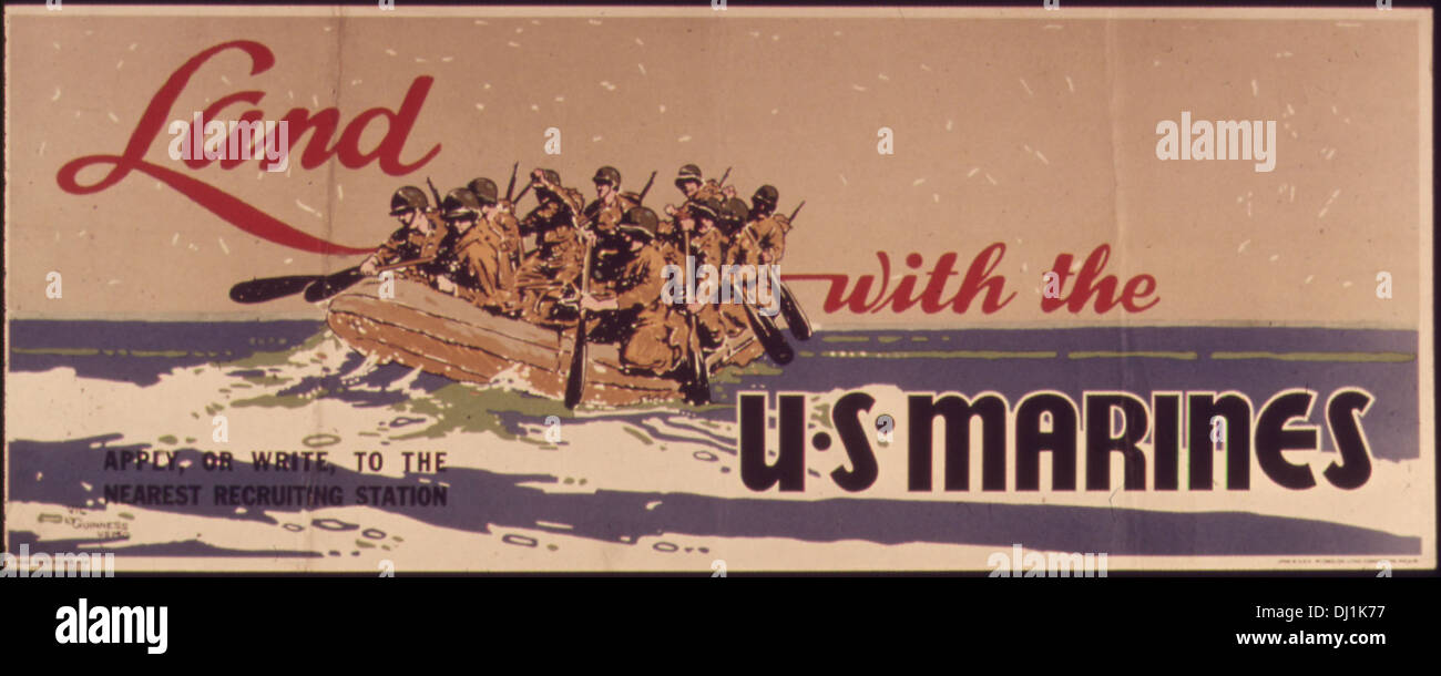 This World War II propaganda poster encourages Americans to enlist in ...