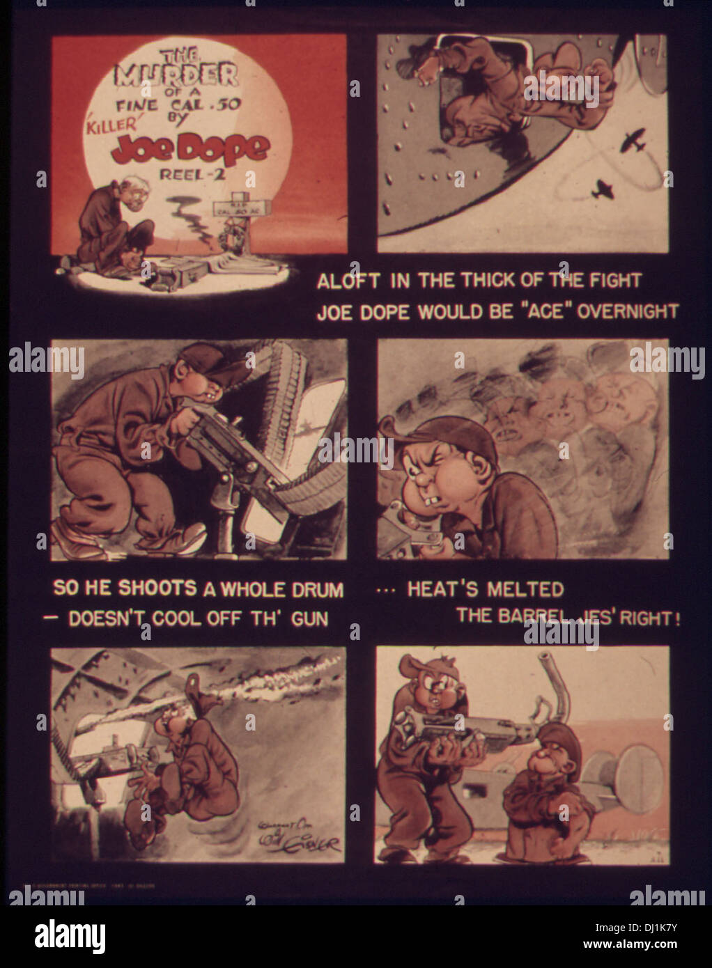 This World War II-era propaganda poster uses humor and imagery to ...