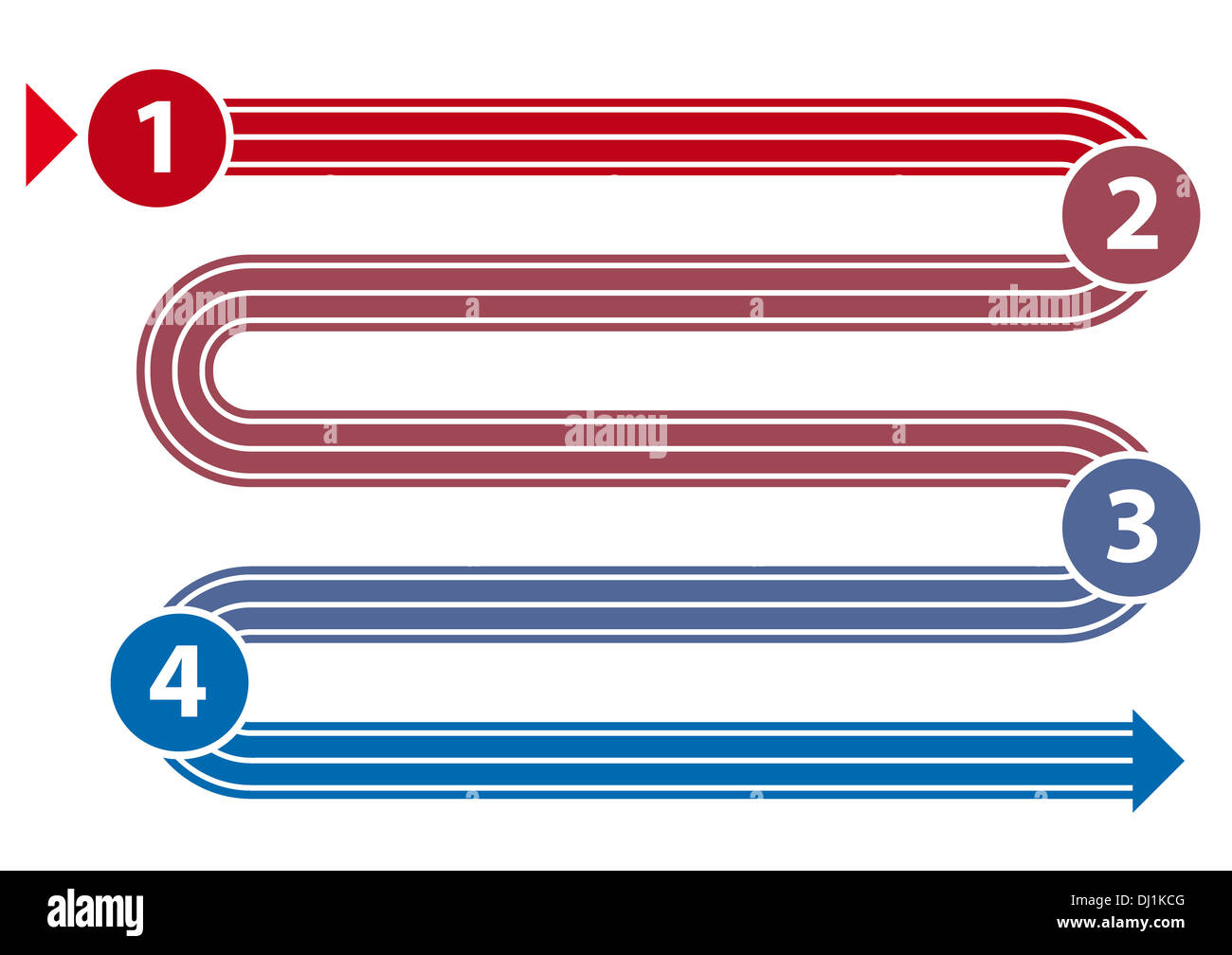 Start finish Cut Out Stock Images & Pictures - Alamy