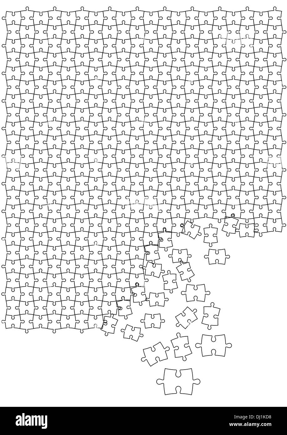 Vector puzzles hi-res stock photography and images - Alamy