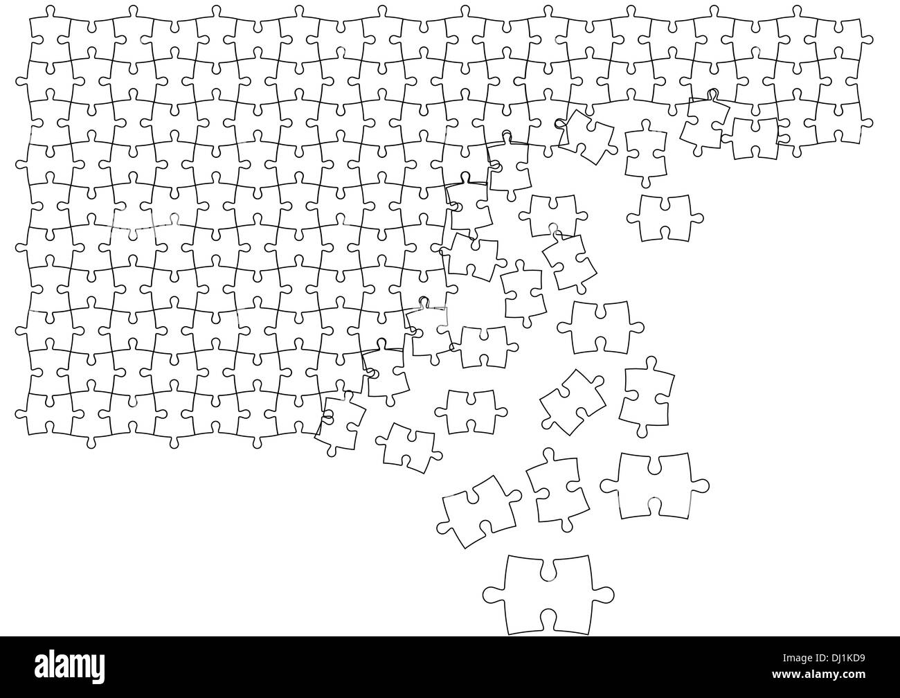 Vector puzzles hi-res stock photography and images - Alamy