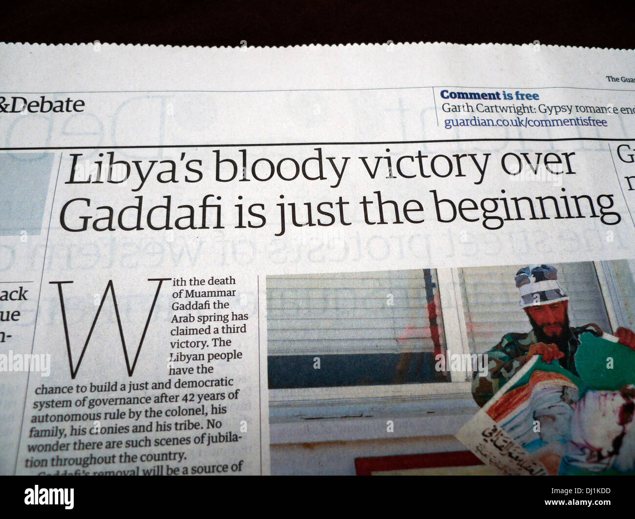 Gaddafi death hi-res stock photography and images - Alamy