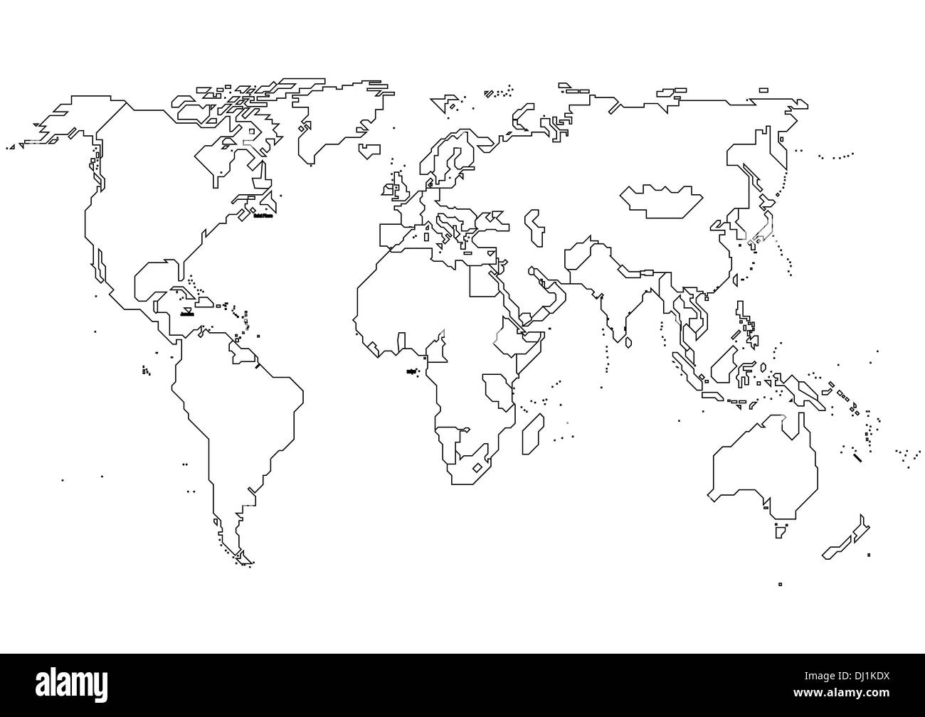 Continents Black and White Stock Photos & Images - Alamy