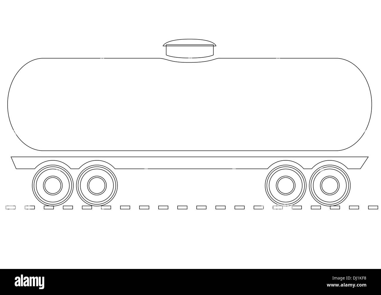 Railway tank car Cut Out Stock Images & Pictures - Alamy