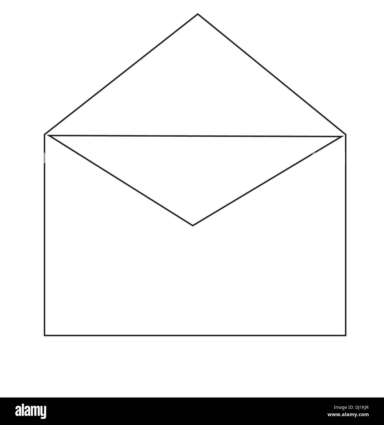White envelope clipart hi-res stock photography and images - Alamy